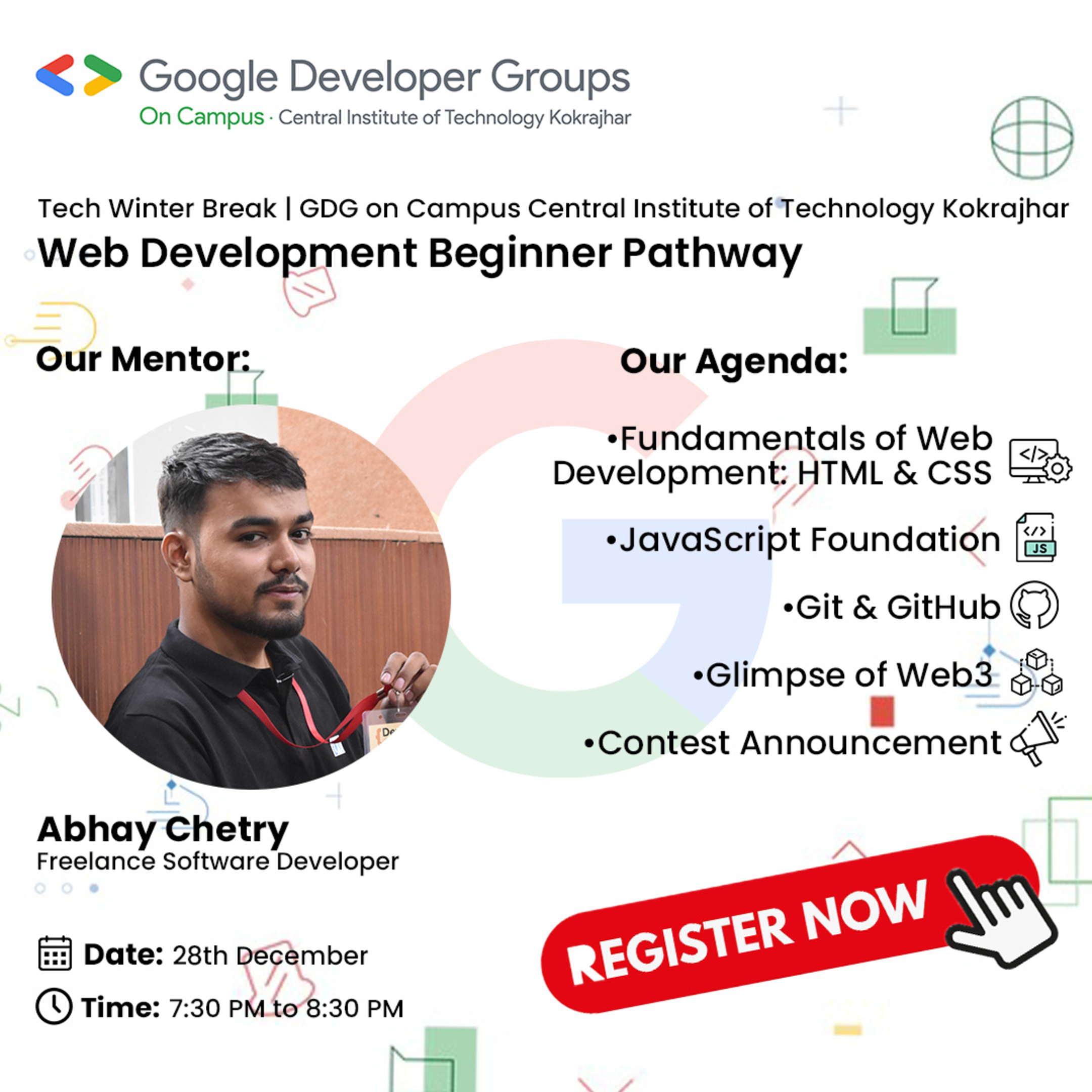 See Tech Winter Break GDG On Campus Central Institute of Technology ...